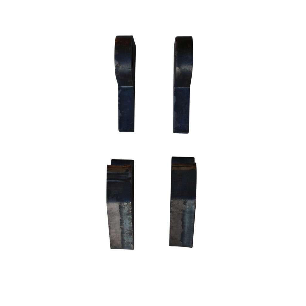 1/2"- Tabs on Back Plates, 2 piece - Messer Attachments