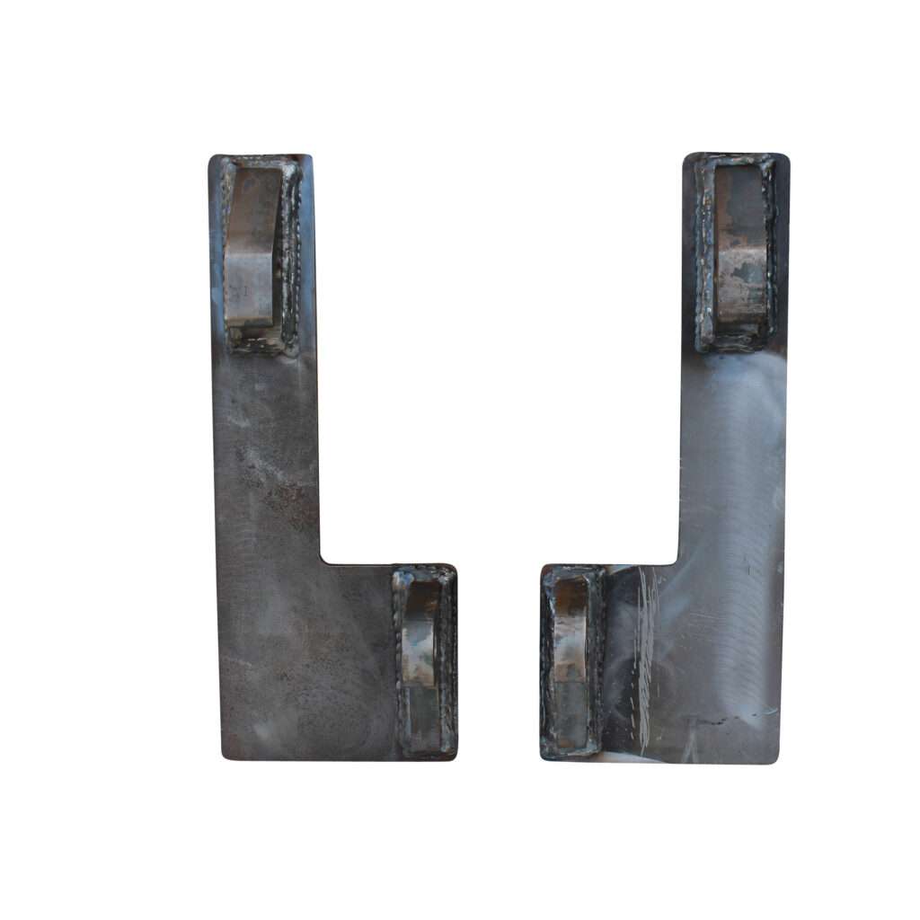 1/2"- Tabs on Back Plates, 2 piece - Messer Attachments