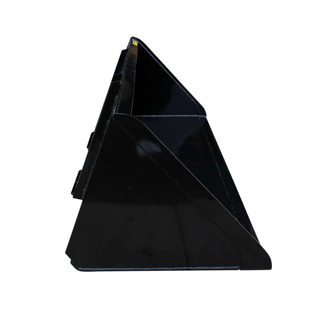 96" Solid Back Snow Bucket - Messer Attachments