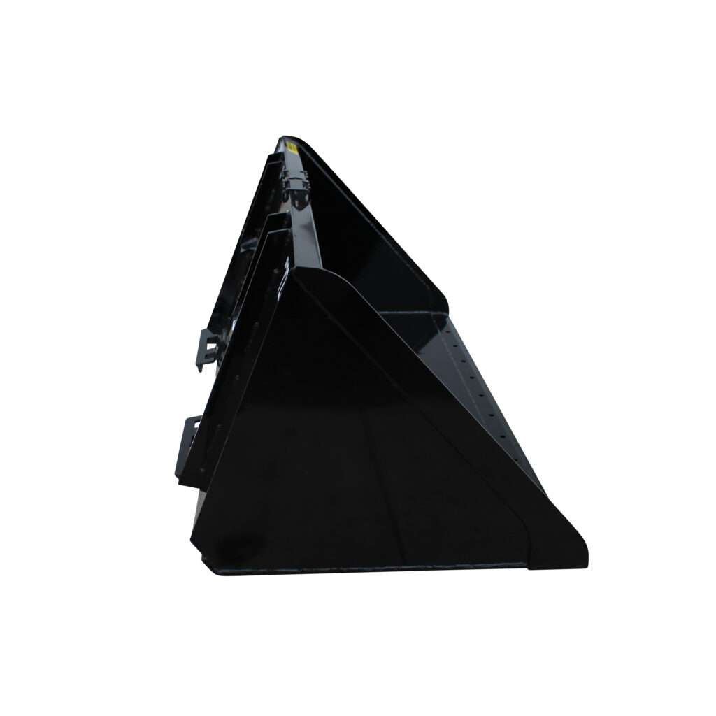 72" Solid Back Snow Bucket - Messer Attachments