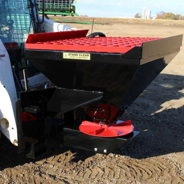 Sand & Salt Spreader for Skid Loaders | Messer Attachments